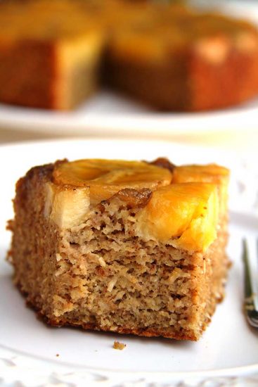 BOLO DE BANANA INVERTIDO COM AÇÚCAR MASCAVO SEM FARINHA - Receitas ...